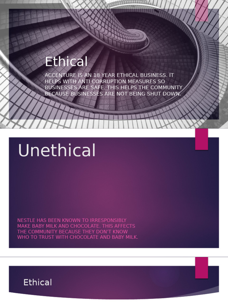 Ethical vs Unethical Business Practices | PDF