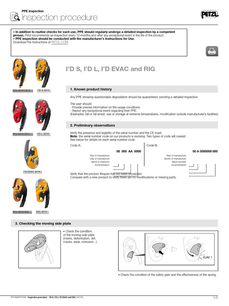 Verif EPI IDS IDL IDevac RIG Procedure EN | PDF | Wear | Mechanical ...