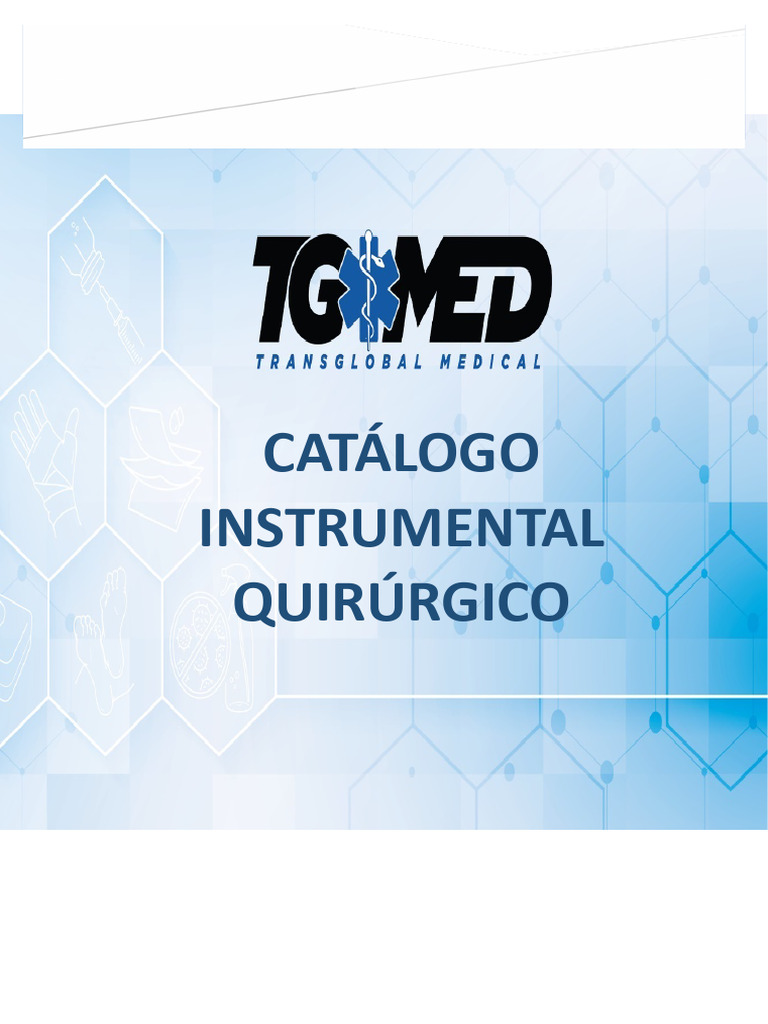 Catálogo de Instrumental Quirúrgico | PDF | Medicina | Medicina CLINICA