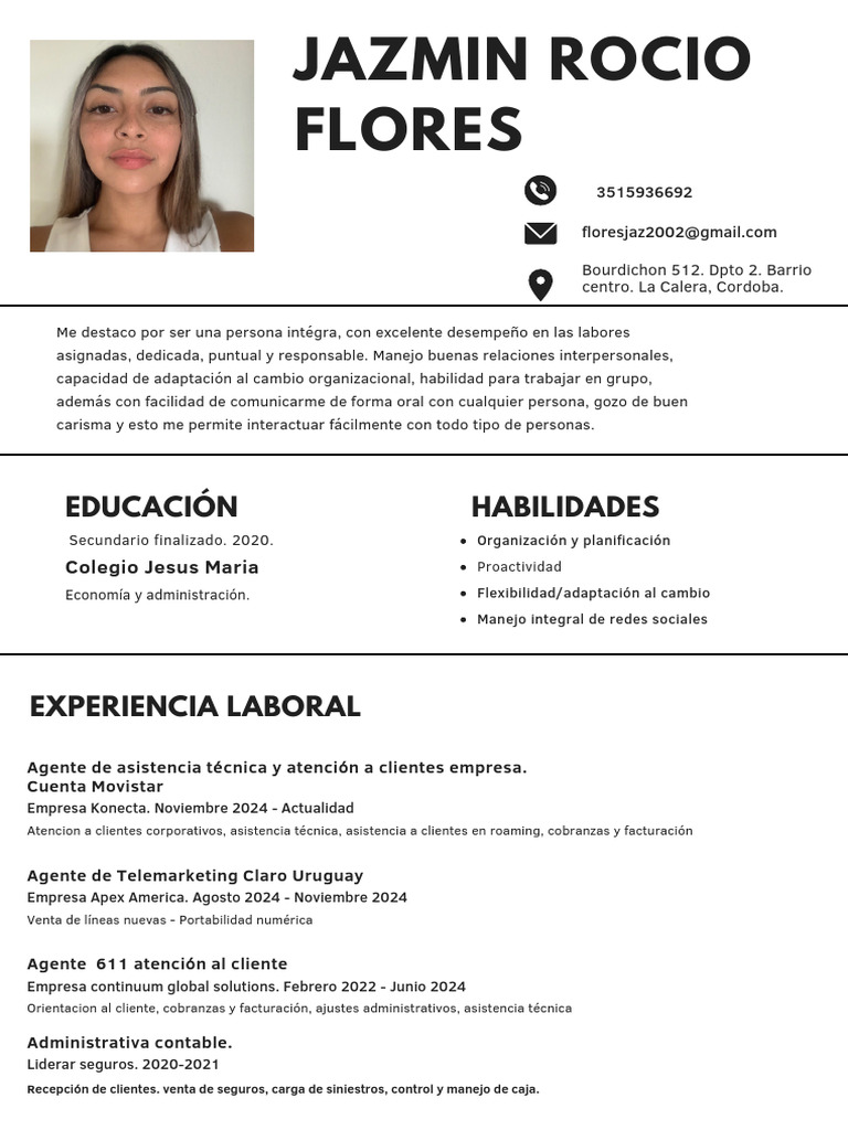 Curriculum Vitae Actualizado | PDF