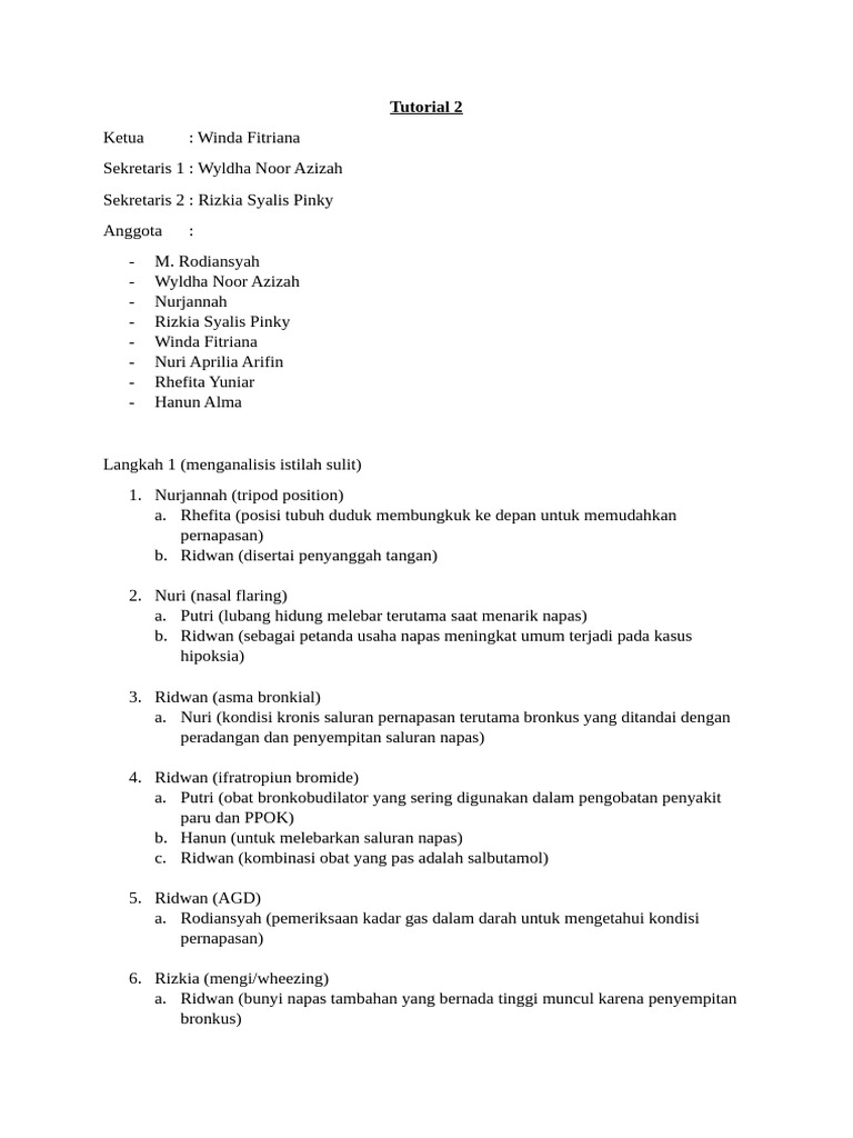 Tutorial 2 | PDF