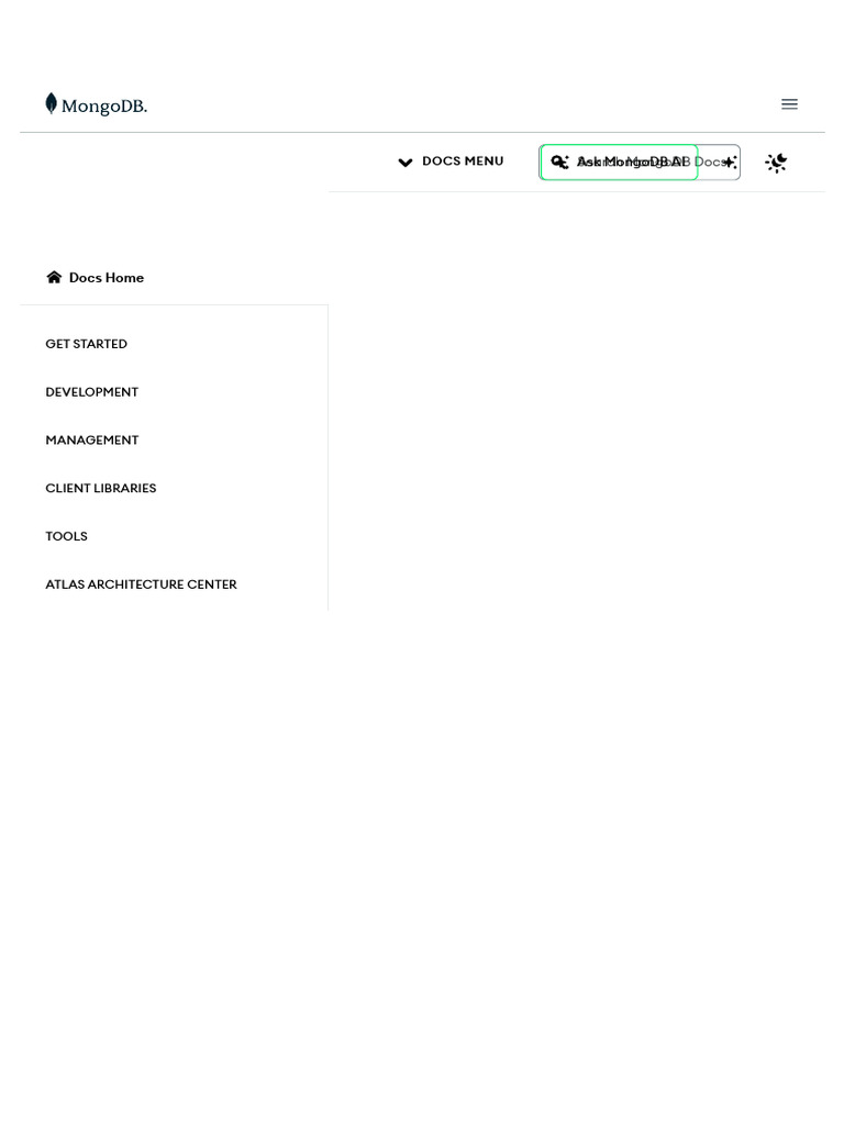 MongoDB Official Documentation Overview | PDF | Mongo Db | Databases