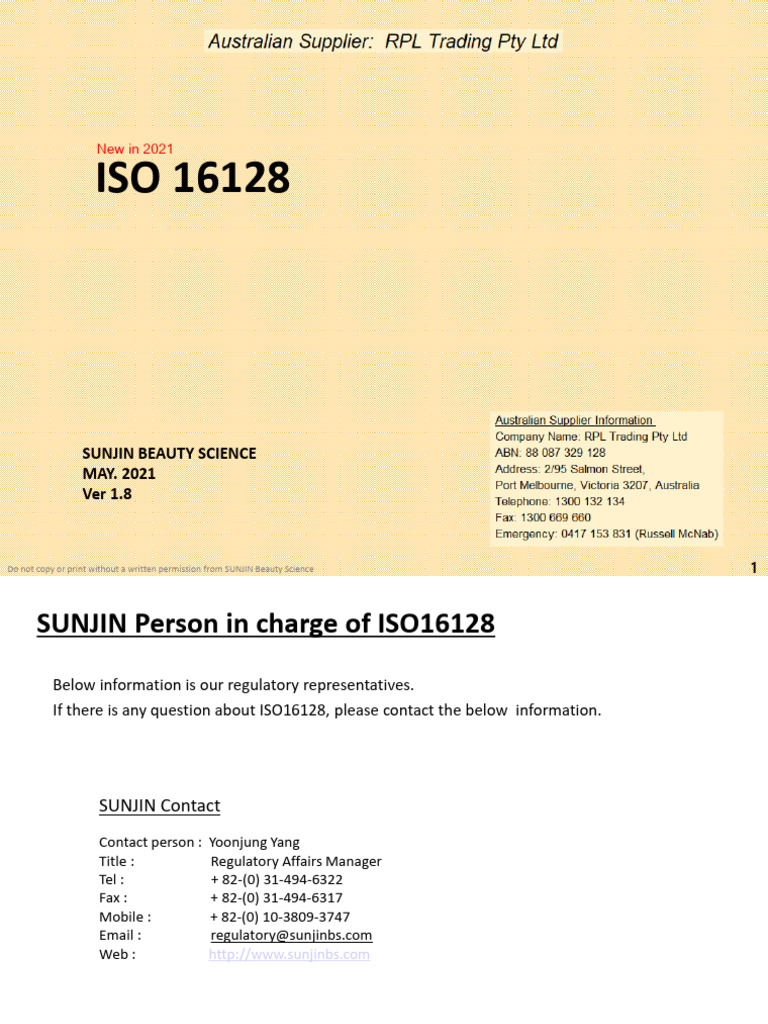 ISO16128 Standard - 2021 - Ver 1.8 - May 2021 | PDF | Zinc Oxide | Poly ...