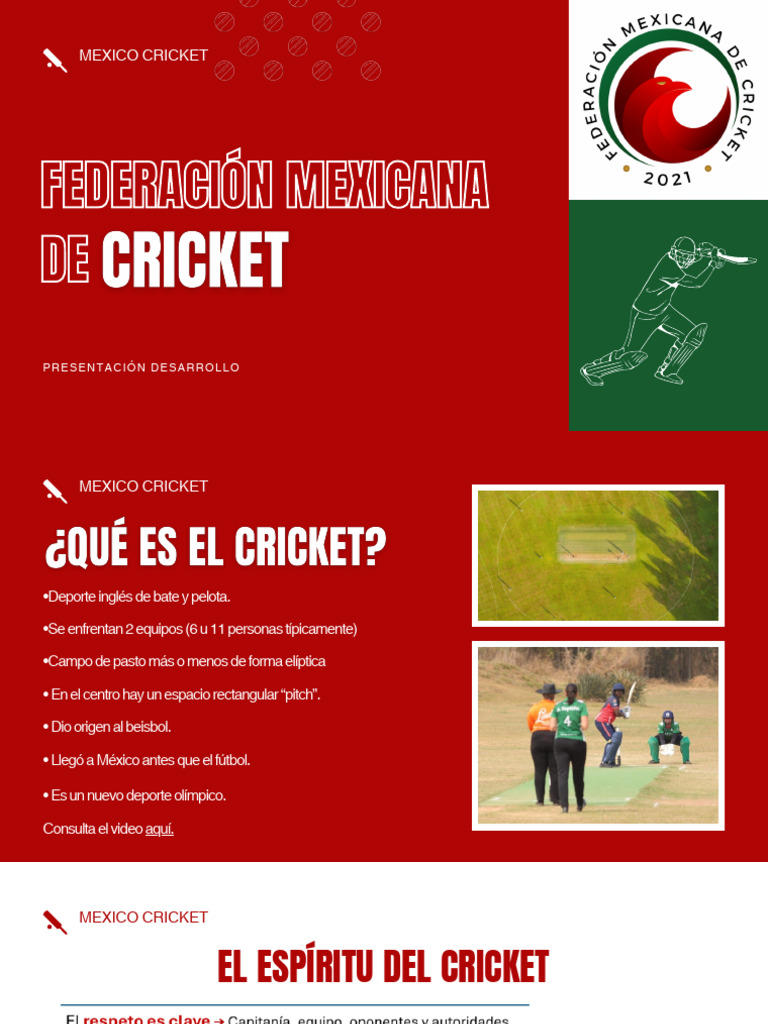 Cricket México Desarrollo | PDF | México | Deportes