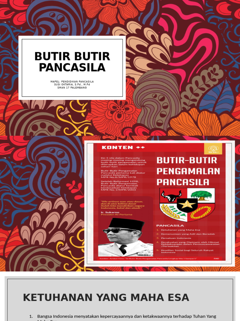 Butir Pancasila | PDF