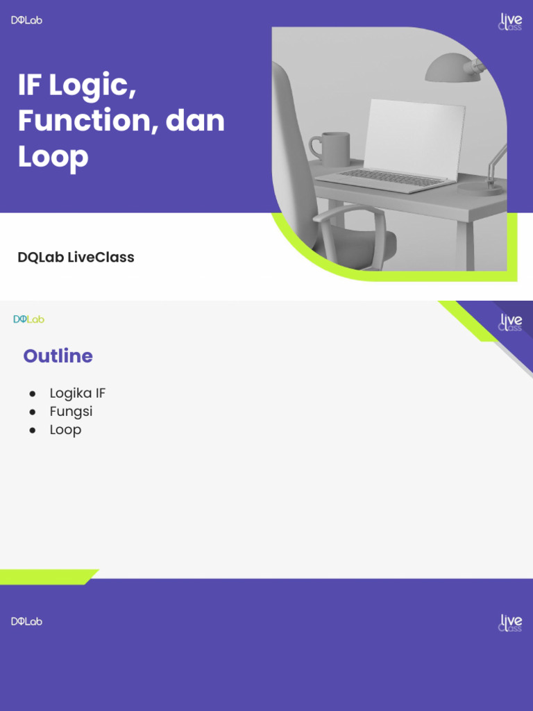 If Logic, Function, Dan Loop | PDF