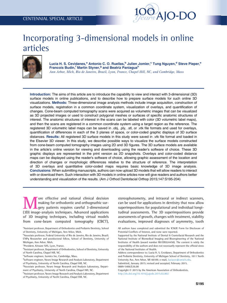 Incorporating 3 Dimensional Models in Online Artic | PDF | 3 D Computer ...