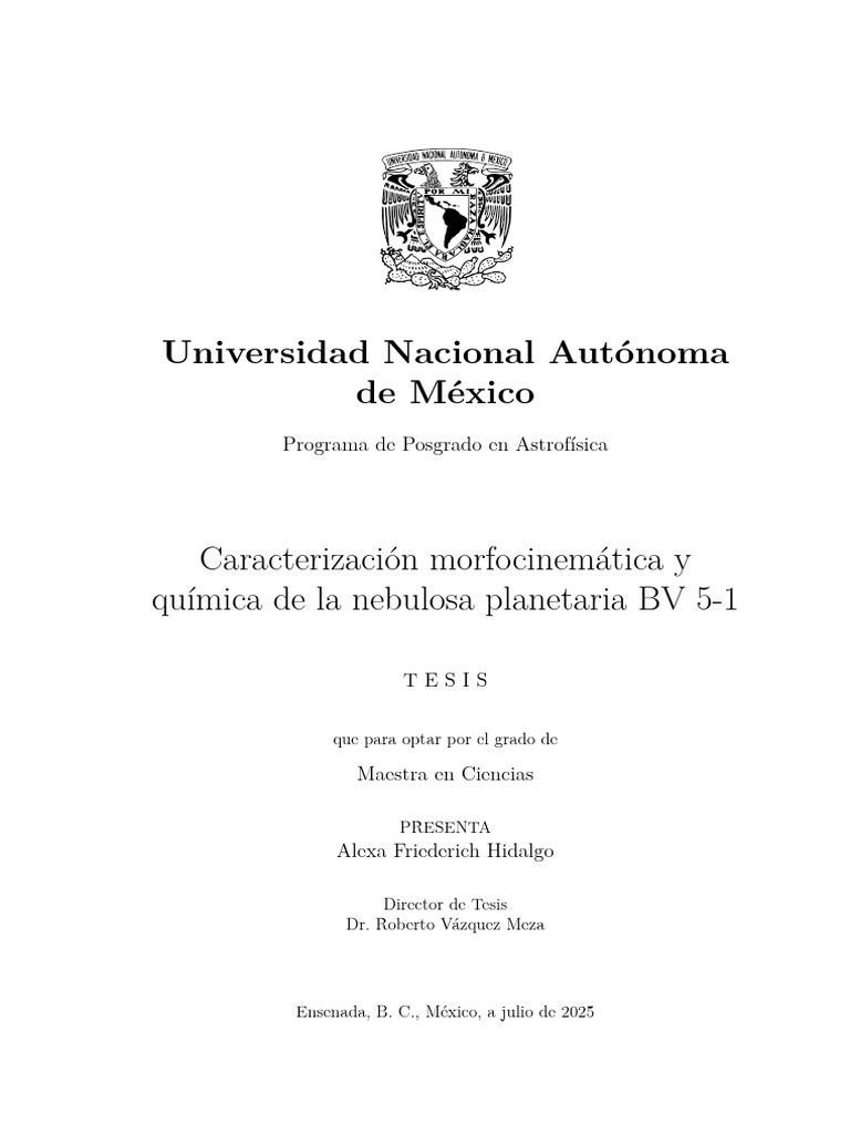 Tesis Unam Maestria 2 | PDF | Estrellas | Formación estelar