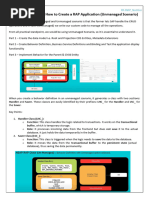 SAP RAP Save Sequence Overview | PDF | Databases | Software Development