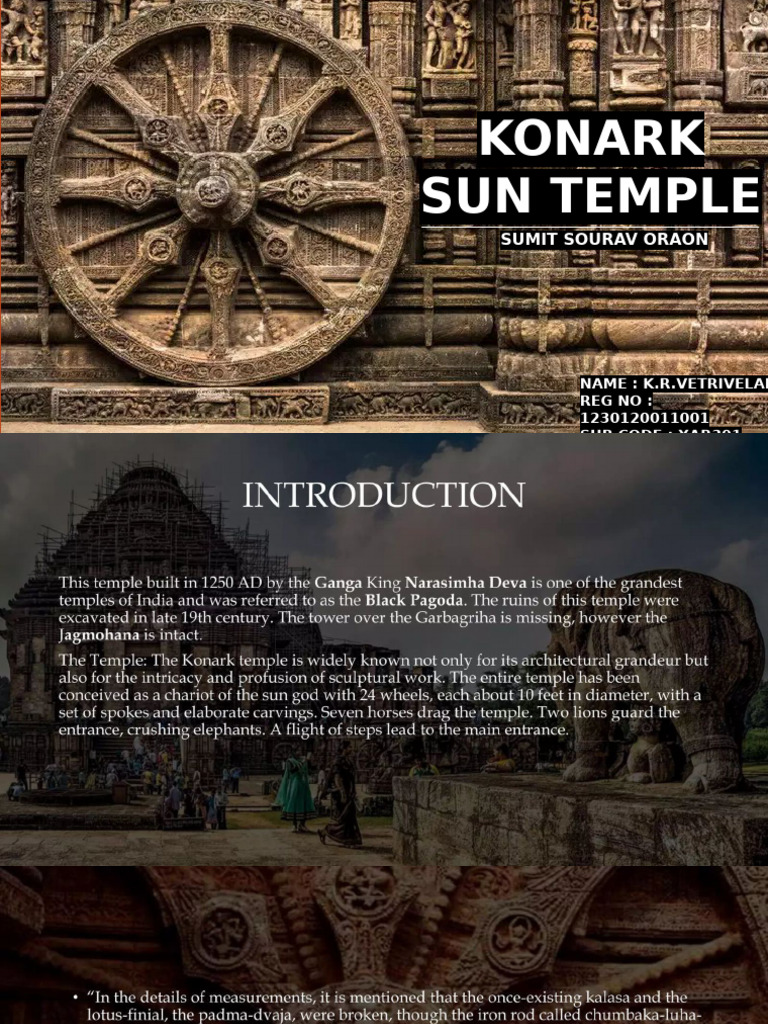 Konark Sun Temple | PDF | Architectural Styles | Architectural Design