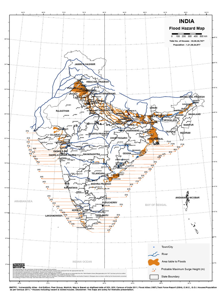 India Flood Hazard Map Overview | PDF