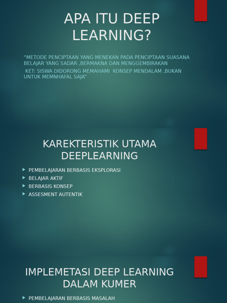 Apa Itu Deep Learning | PDF