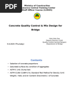 Concrete Density and Yield Testing IS 1199 | PDF | Density | Concrete