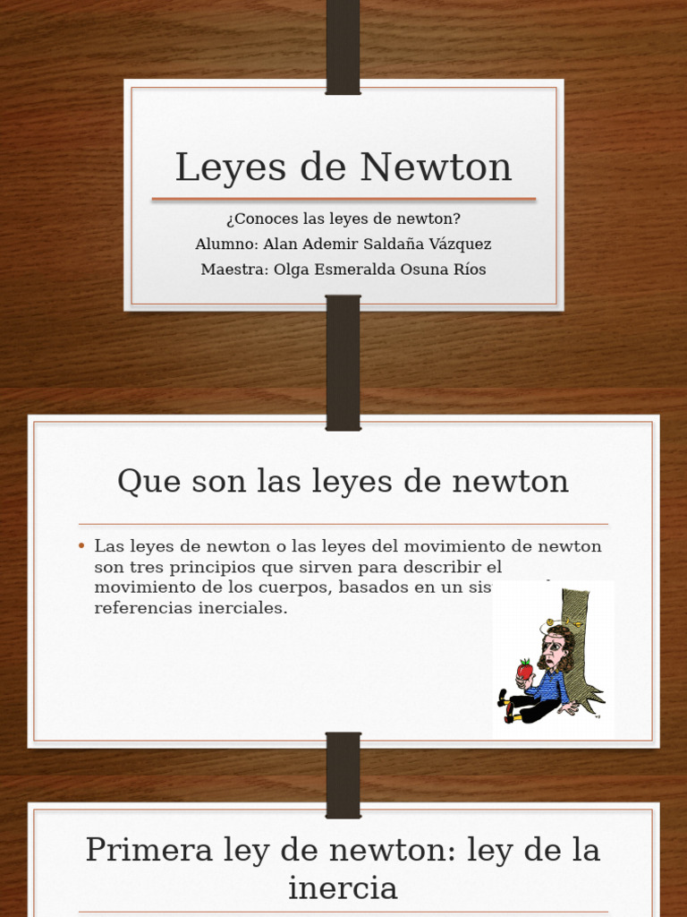 Leyes de Newton: Principios del Movimiento | PDF | Las leyes del ...