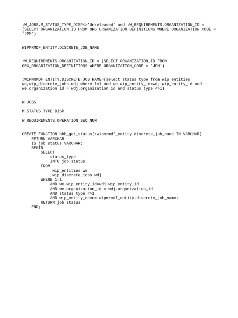 w Jobs.m Status Type Disp'Unrelease | PDF