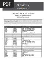 MIT Final Exam Schedule Overview | PDF