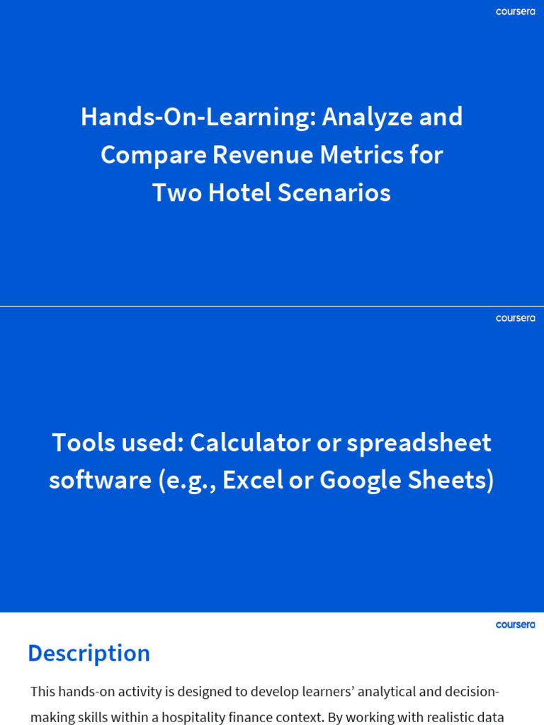 Hotel Revenue Metrics Analysis Guide | PDF | Performance Indicator | Data