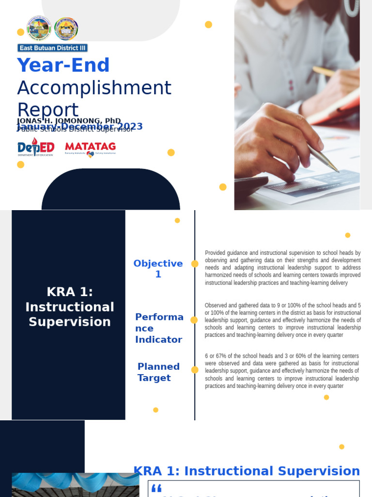 Year-End: Accomplishment | PDF