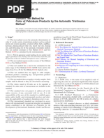 ASTM D 1500 Color Test for Petroleum | PDF | Petroleum | Oil