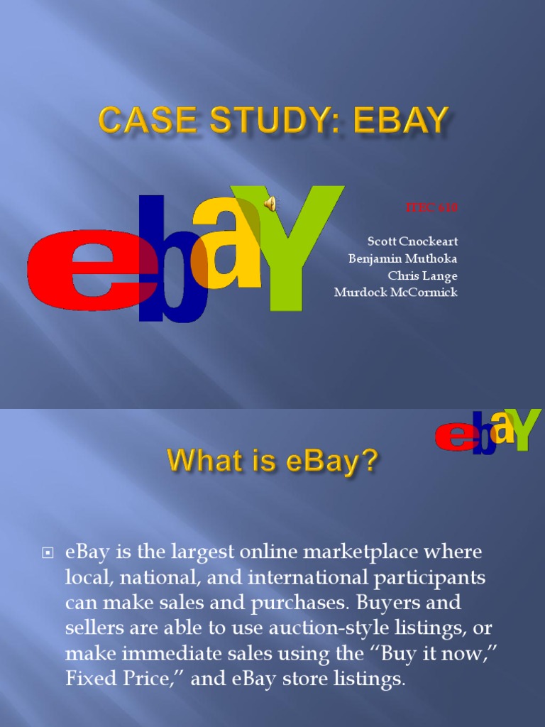 Ebay Case Study | Download Free PDF | E Bay | World Wide Web