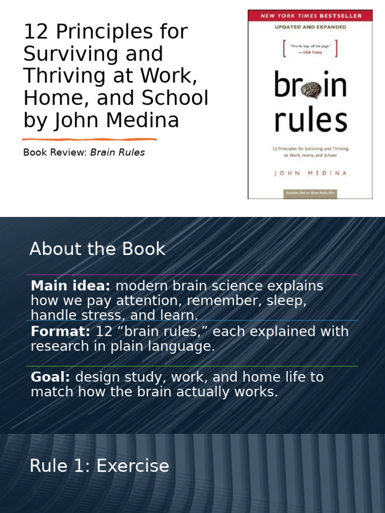 12 Principles For Surviving and Thriving at Work | PDF | Memory | Attention