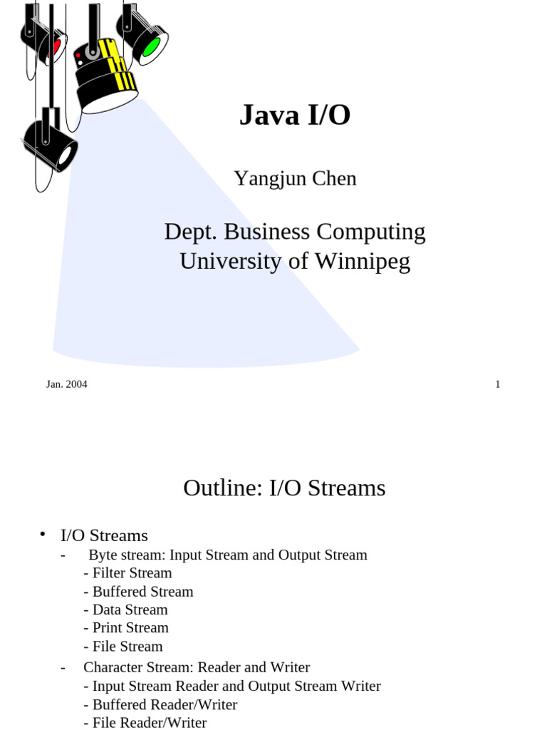 IO Stream | PDF | Integer (Computer Science) | Input/Output