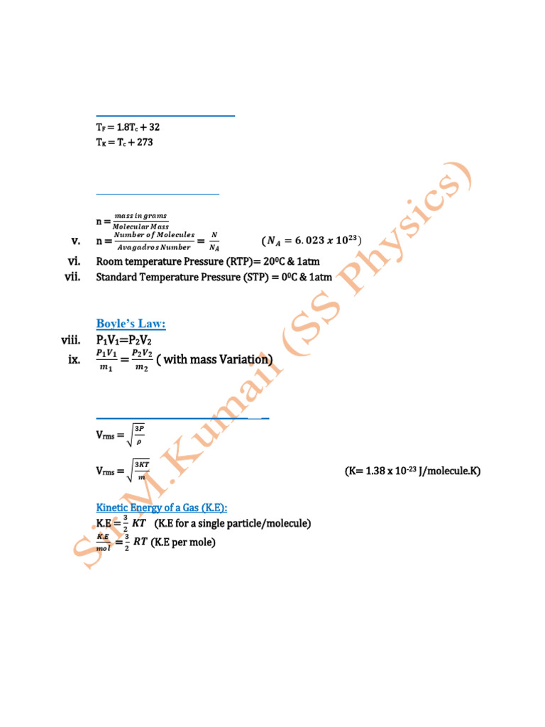 Practice and Past Papers Questions | PDF | Gases | Molecules