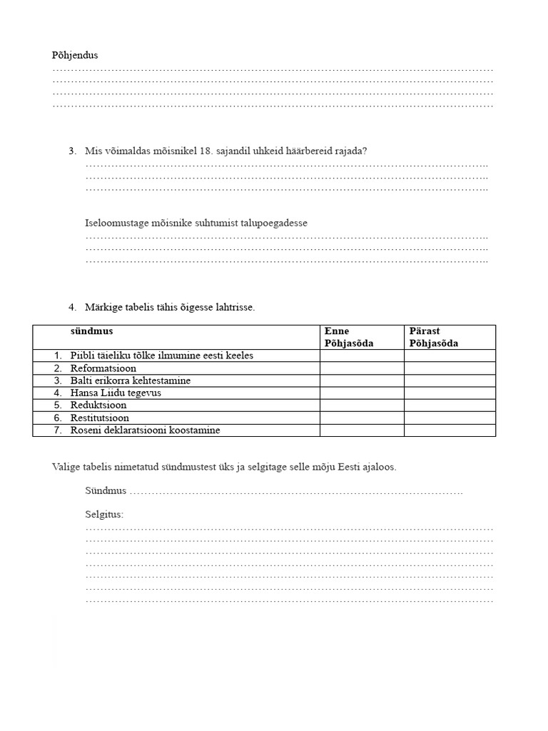 2 Leht Tööleht | PDF
