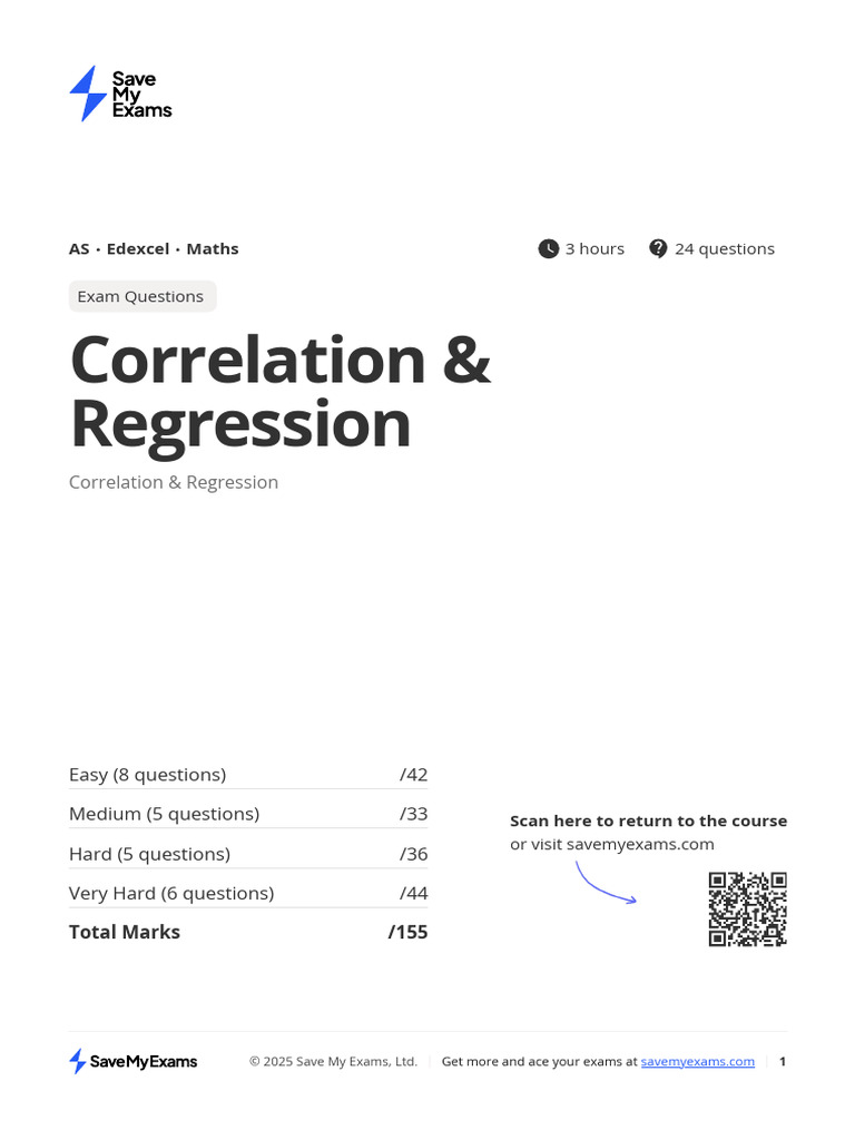 Correlation and Regression WRQmkvzsDc2NHKG4 | PDF | Scatter Plot ...
