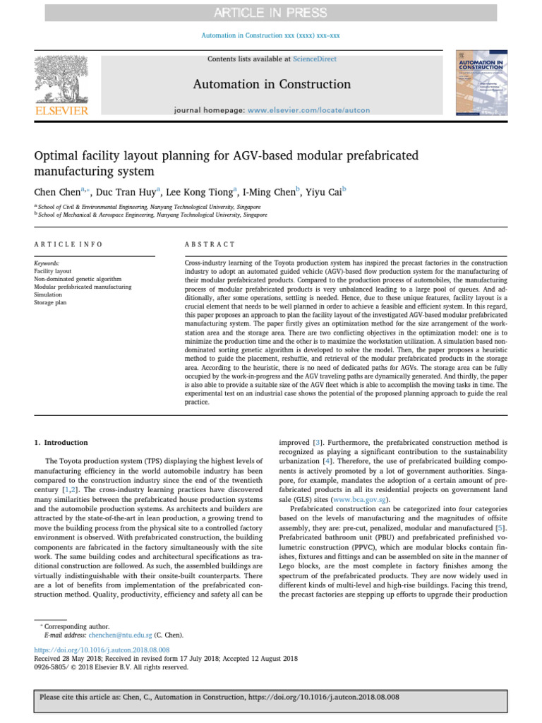 Optimal Facility Layout Planning For AGV-based Modular Prefabricated-Q1 ...