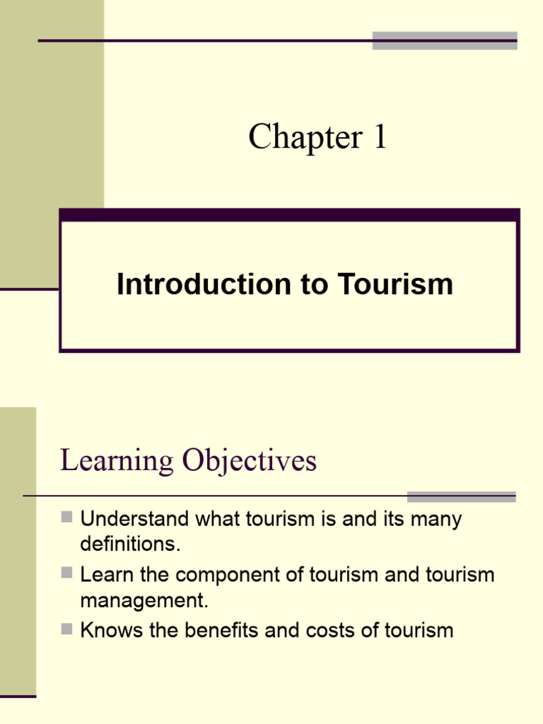 Understanding Tourism: Myths, Benefits, and Types | PDF | Tourism ...