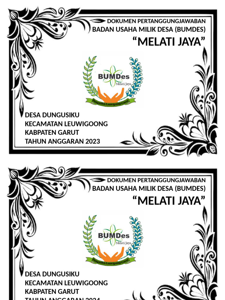 Cover Laporan Bumdes | PDF