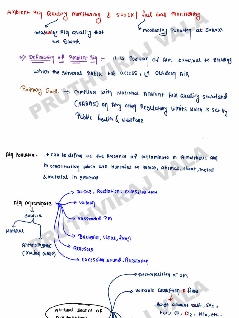 Air Pollution Lec 1 | PDF