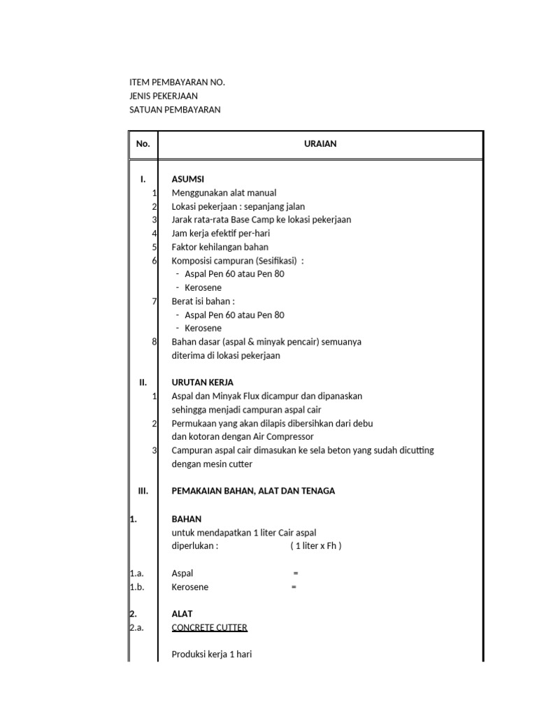 Aspal & Concrete Cutter | PDF