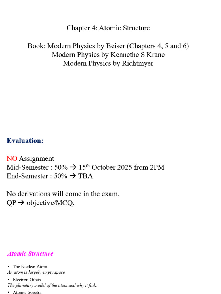 Understanding Atomic Structure Concepts | PDF | Atoms | Electron