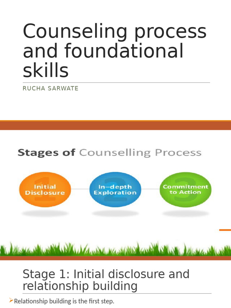 Counseling Process and Skills Overview | PDF | Nonverbal Communication ...
