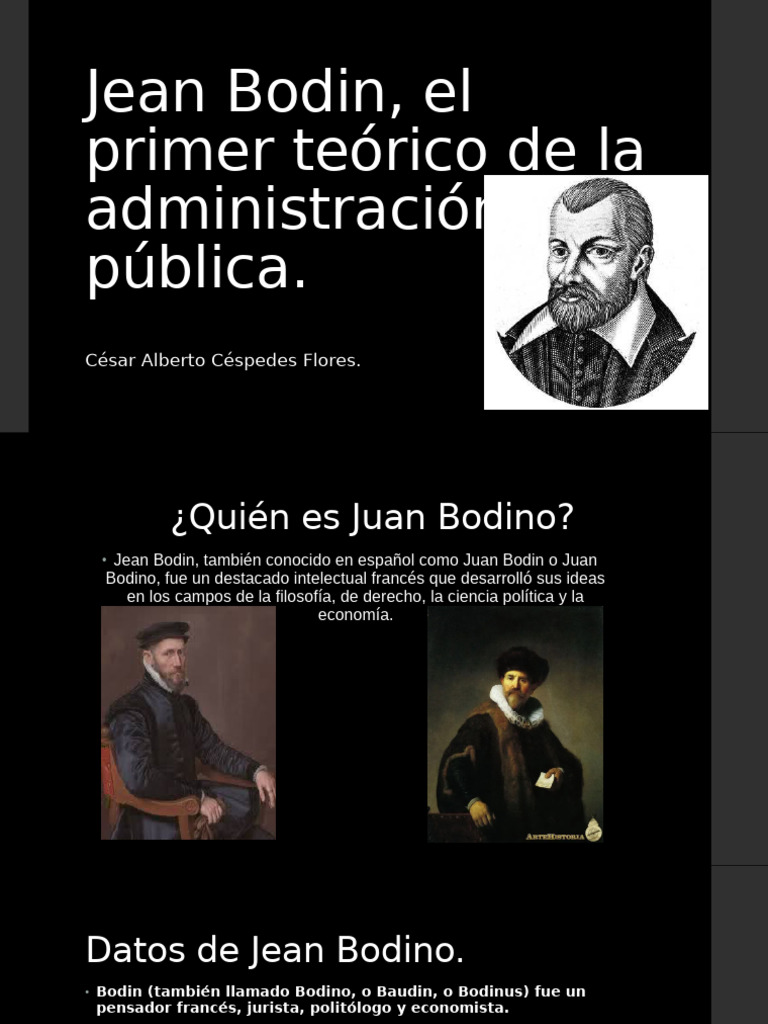 Jean Bodin | PDF | República