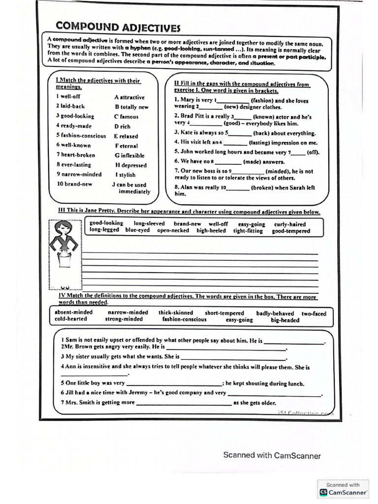 Compound Adjectives | PDF