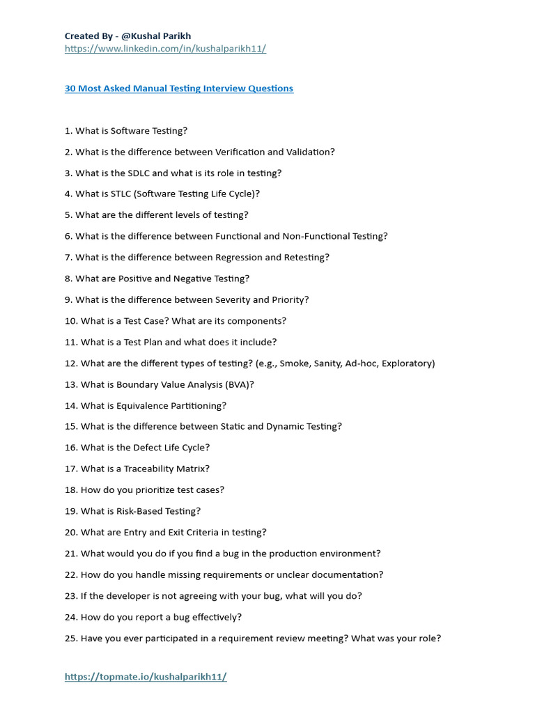 SDET QA Interview Questions | PDF | Method (Computer Programming) | Class (Computer Programming)