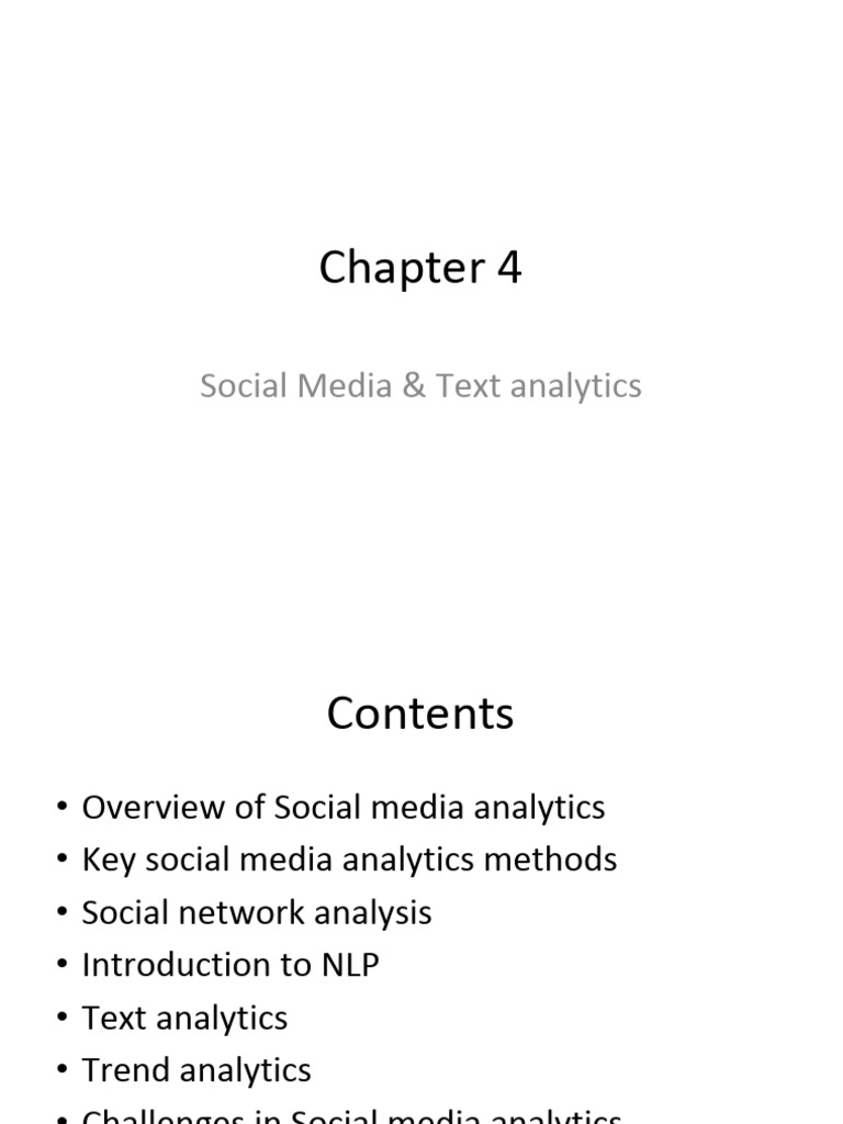 Social Media Analytics Overview and Methods | PDF | Analytics | Popular ...