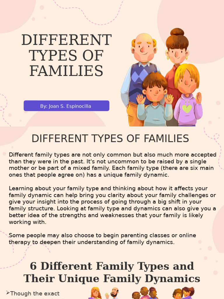 Different Types of Families | PDF | Family | Grandparent