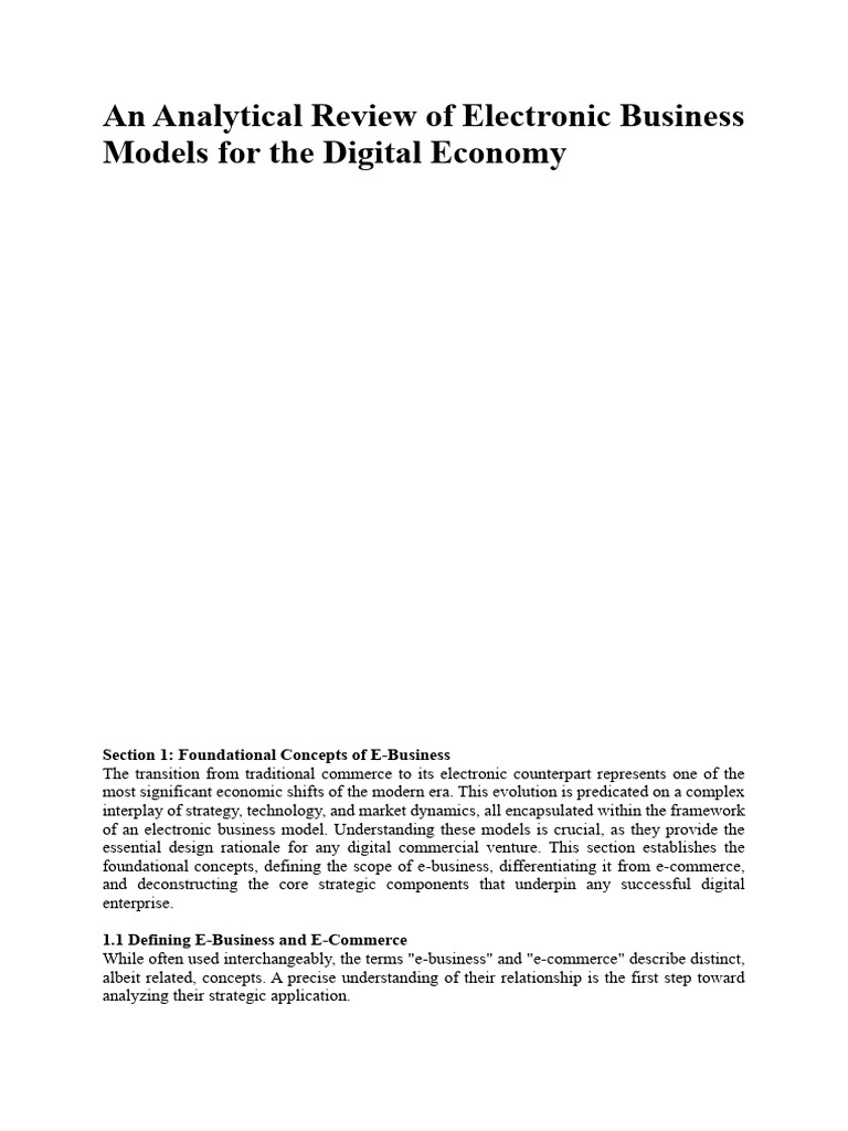 Section-B Part 1, E-Commerce | PDF | E Commerce | Subscription Business ...