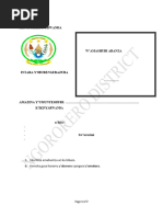 Ibisakuzo Nyarwanda: Urutonde rw'Ingano | PDF