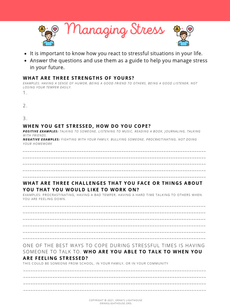 Managing Stress Level I Lesson 2 | PDF