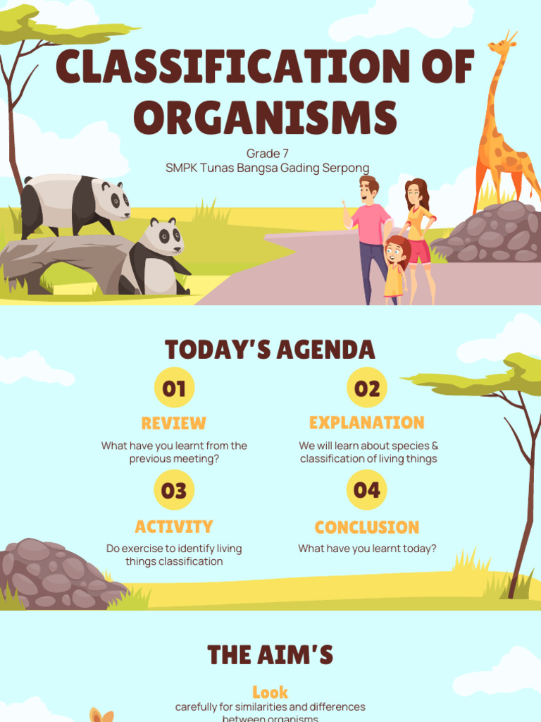 Grouping & Identifying Organisms - Classification of Organisms & Keys ...