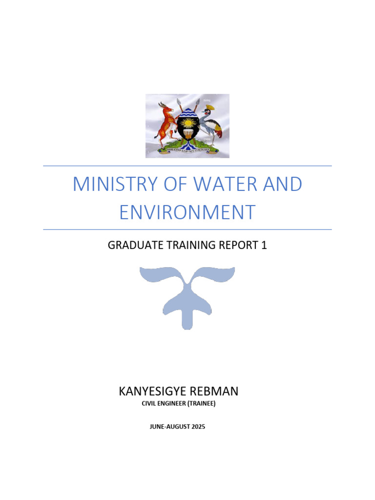 Graduate Training Report on Water Systems | PDF | Water Purification ...