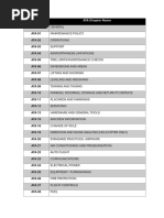 ATA Chapter List for Aircraft Systems | PDF | Transport | Aircraft