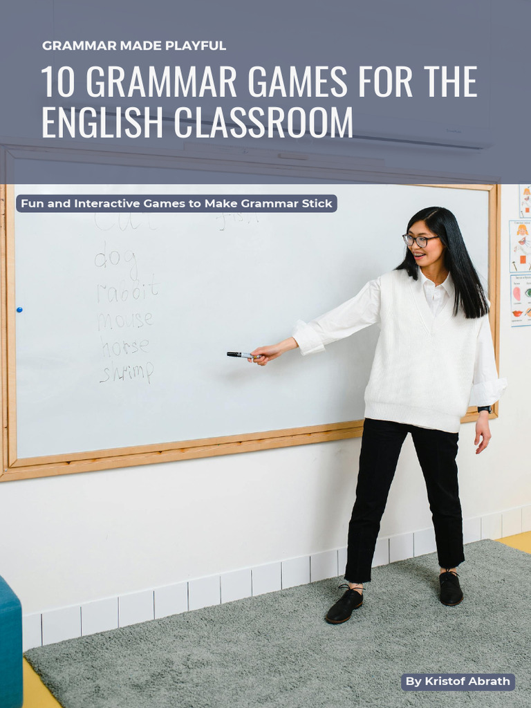 10 Engaging Grammar Games for Classrooms | PDF | Flashcard | Vocabulary