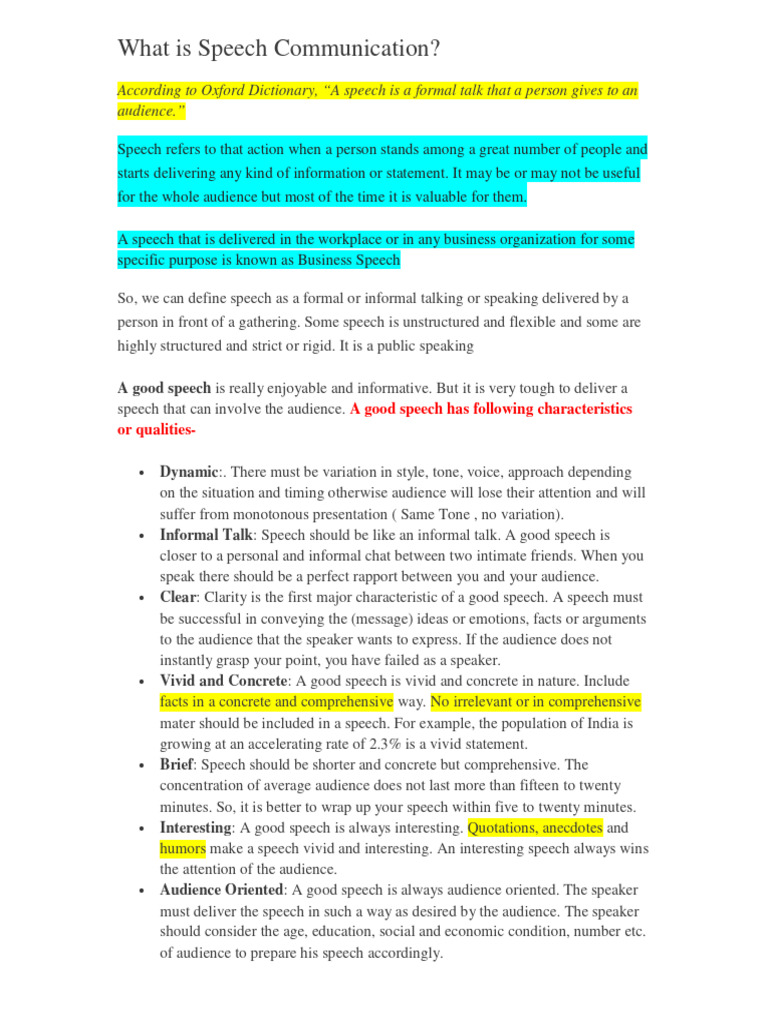 3 Speech Communication | PDF | Rhetoric | Persuasion