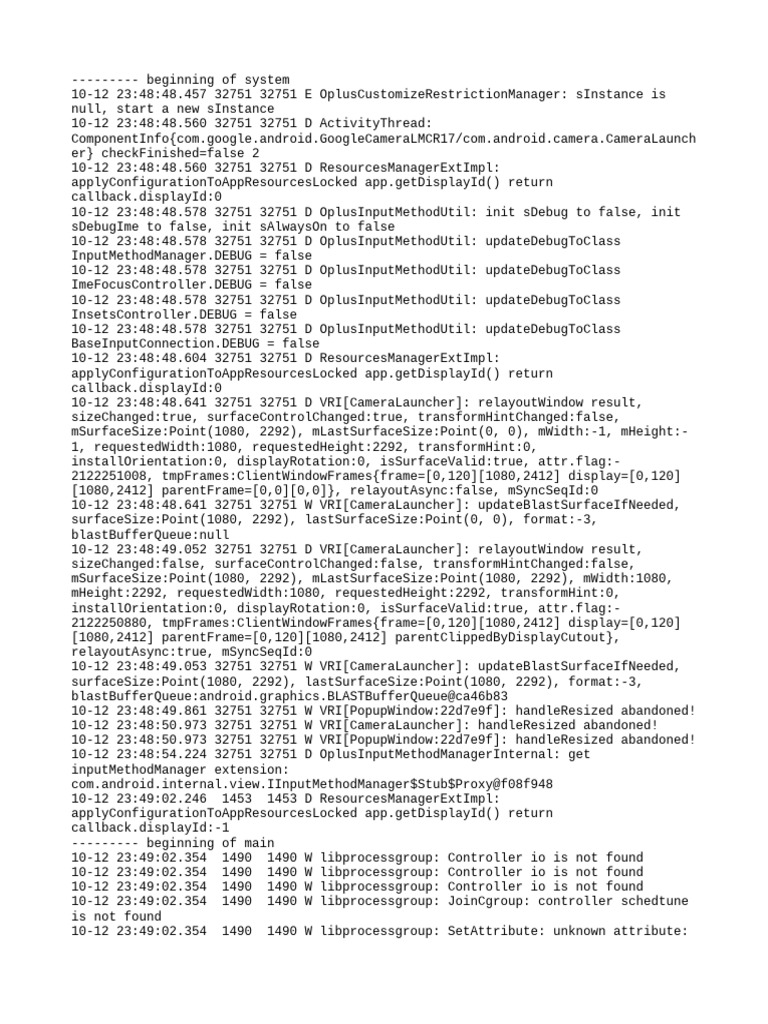 Log Cat 1760293142331 | PDF | Software | Computing